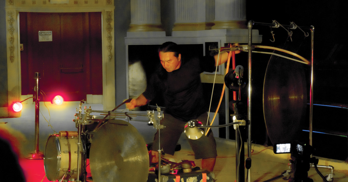 Improvisational gongs performed at the Orpheum - The Prospectus